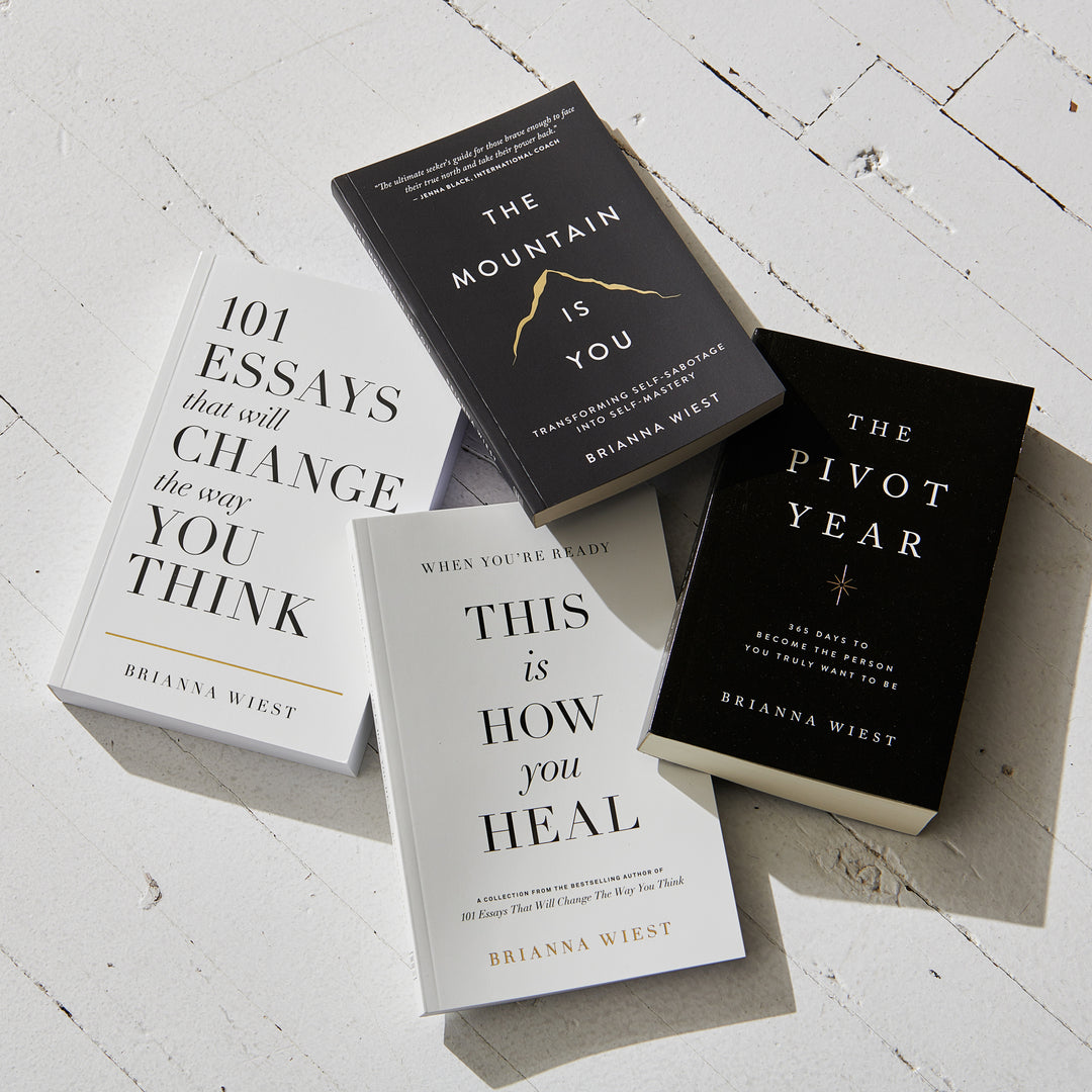 The Personal Transformation Book Collection by Brianna Wiest | Shop Catalog